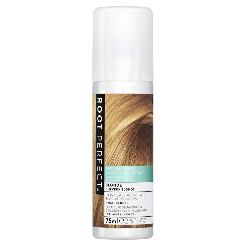 ROOT PERFECT Instant Root Concealer Spray, Black Color, 75ml - Alcedrix